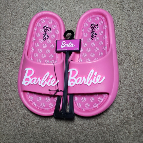 Barbie | Shoes | Barbie Sandal Slides Pink Size 4 | Poshmark